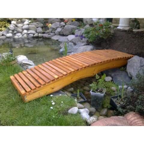 Wooden Garden Pond Bridges | Timber Footbridges | Garden Bridges UK